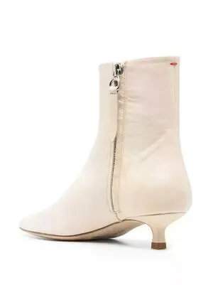 AeydĒ Side-zip Leather Ankle Boots