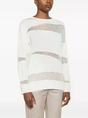 Fabiana Filippi Mesh-panel Sweater