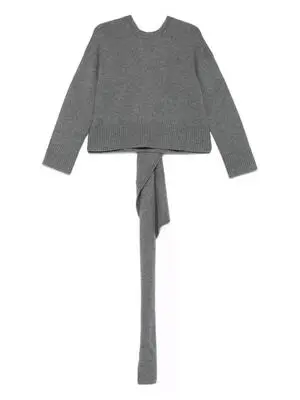 Simkhai Scarf-detail Sweater - Grey