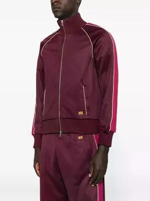 WALES BONNER Striped-panel Zip-up Track Top