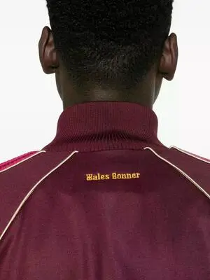 WALES BONNER Striped-panel Zip-up Track Top