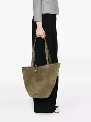 Jacquemus The Bamba Suede Tote Bag - Green