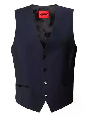 Hugo Collared Vests For Men