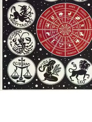 FURSAC Zodiac-print Pocket Square