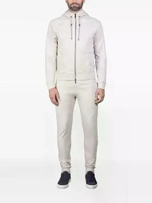 MOORER Hooded Zip-up Tracksuit