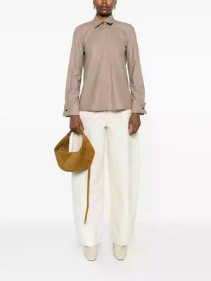 Max Mara Button-cuff Cashmere Shirt