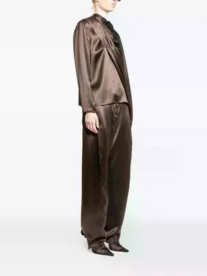 Magda Butrym Draped Silk Blouse