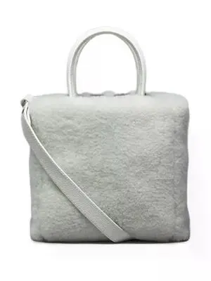 Thom Browne Shearling Stripe Tote Bag