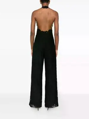 Ermanno Scervino Lace Halter-neck Jumpsuit