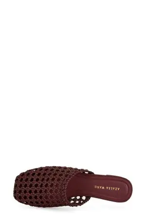 AZALEA WANG Kismet Mule - Burgundy