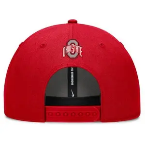 Nike Ohio State Buckeyes Slanted Primetime Rise Performance Adjustable Cap