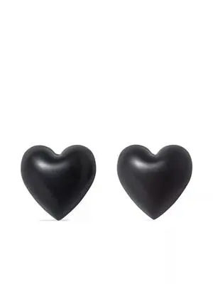 ROXANNE ASSOULIN The Puffy Heart Earrings - Black