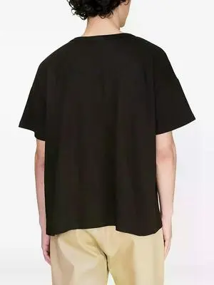 TAIGA TAKAHASHI Pocket Cotton T-shirt - Brown