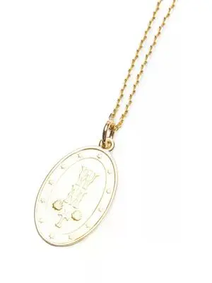 WACKO MARIA Oval-frame Medal Necklace