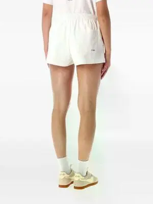 SPORTY & RICH Embroidered Elasticated Shorts - White