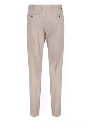 Incotex Pleated-front Trousers - Neutrals