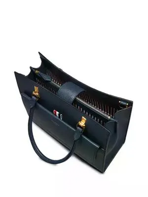 Thom Browne Pebble Grain Leather Tote