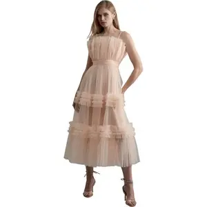 Blush Tiered Dresses