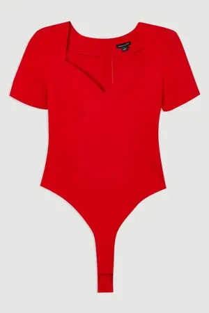 Karen Millen Sweetheart Neckline Bodysuit
