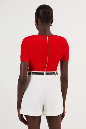 Karen Millen Sweetheart Neckline Bodysuit