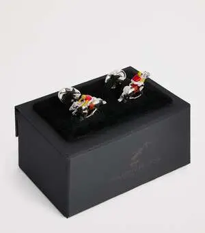 DEAKIN & FRANCIS Sterling Horse And Jockey Cufflinks
