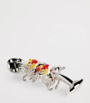 DEAKIN & FRANCIS Sterling Horse And Jockey Cufflinks