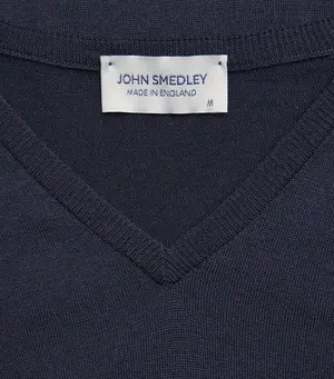 John Smedley Merino Wool Blenheim Sweater - Navy