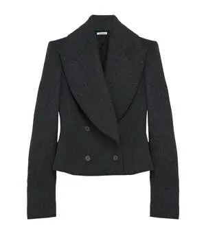 Alexander McQueen Wool Double-breasted Coat