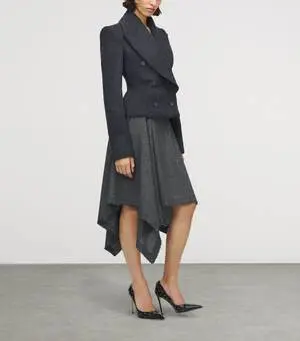 Alexander McQueen Wool Double-breasted Coat