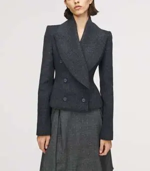 Alexander McQueen Wool Double-breasted Coat