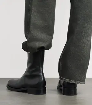 Our Legacy Leather Camion Ankle Boots
