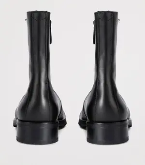 Our Legacy Leather Camion Ankle Boots