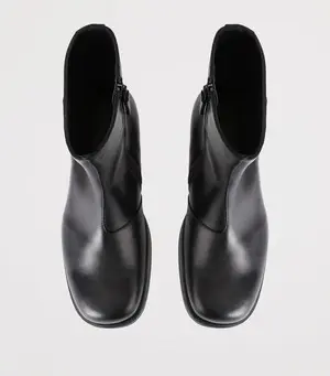 Our Legacy Leather Camion Ankle Boots