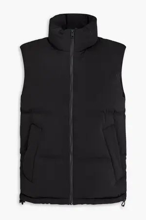 Sandro Quilted Shell Vest - Black