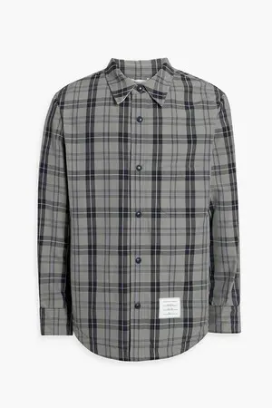 Thom Browne Checked Cotton Overshirt