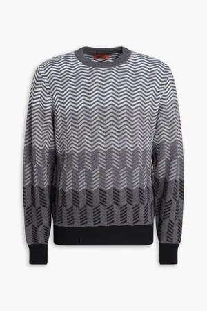 Men's Zigzag Knit Sweaters