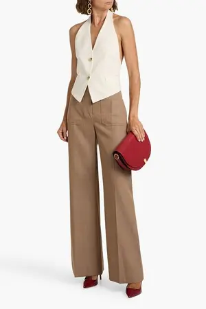 Victoria Beckham Wool Wide-leg Pants