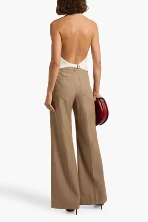 Victoria Beckham Wool Wide-leg Pants
