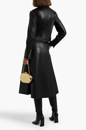Veronica Beard Andrea Leather Jacket - Black
