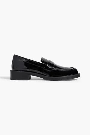 Women's Glossed-Leather Loafers