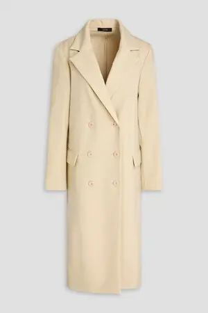 JOSEPH Chantin Double-breasted Wool-blend Twill Coat