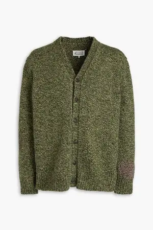MAISON MARGIELA Marled Wool And Alpaca-blend Cardigan