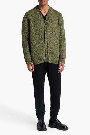MAISON MARGIELA Marled Wool And Alpaca-blend Cardigan