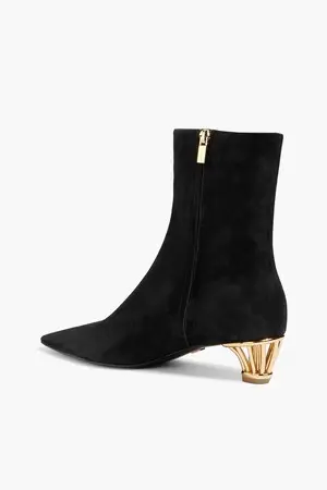 FERRAGAMO Mirta 40 Suede Ankle Boots