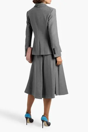 Veronica Beard Rasima Flannel Midi Skirt
