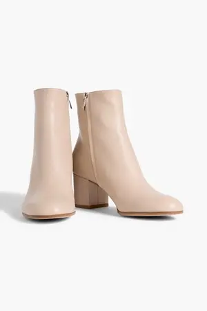 GIANVITO ROSSI Margaux Leather Ankle Boots
