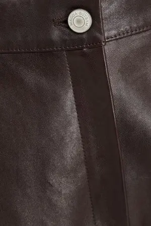Magda Butrym Leather Straight-leg Pants