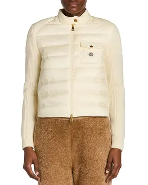 Moncler Cardigan Jacket - Natural