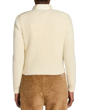 Moncler Cardigan Jacket - Natural