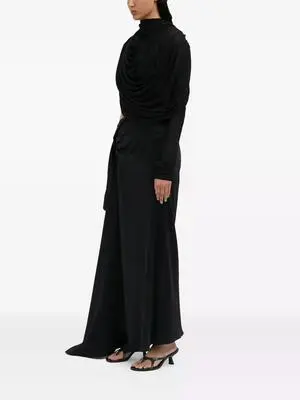 Christopher Esber Draped Ruffle Long Skirt